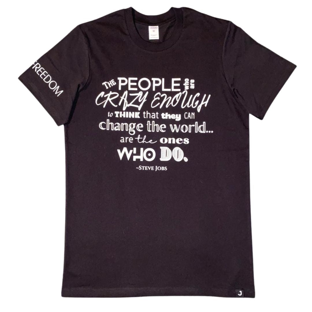 Organic Cotton Crazy Enough Tee – Made for Freedom