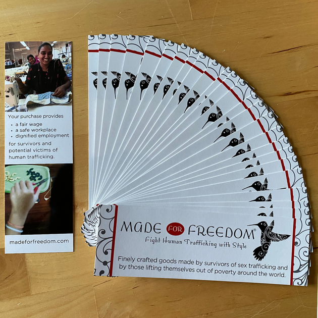 Informational Bookmark (pack of 25) – Made for Freedom